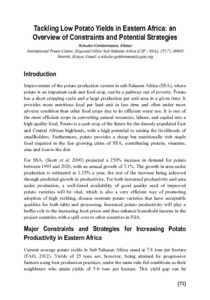 Tackling low potato yields in Eastern Africa: an overview of ...
