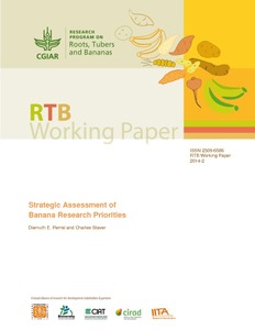 Strategic assessment of banana research priorities - CGIAR Research ...